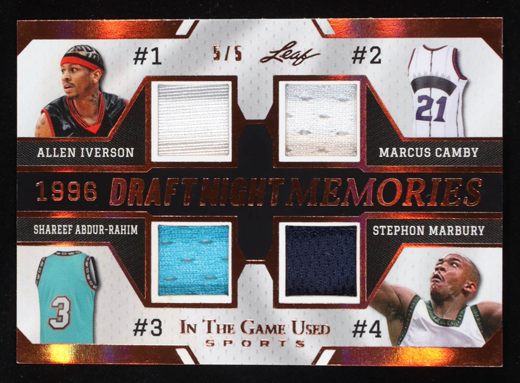 Allen Iverson / Marcus Camby / Shareef Abdur-Rahim / Stephon Marbury ...