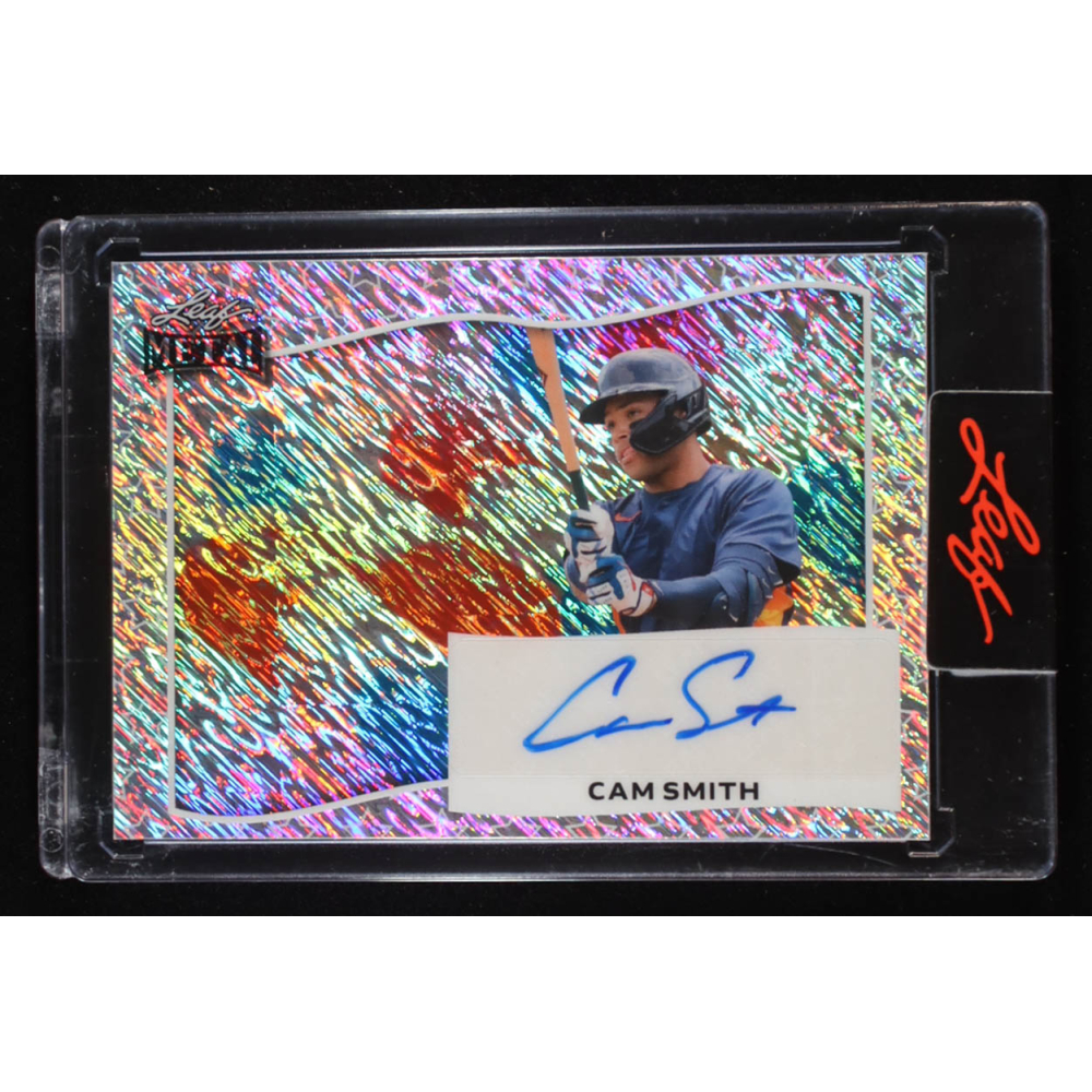 Cam Smith 2025 Leaf Metal Independence Day Autograph Silver Ice Cream ...