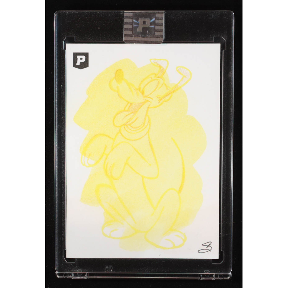 Summer Series "Mustard" Pluto | Disney | Original Art Sketch Card by ...