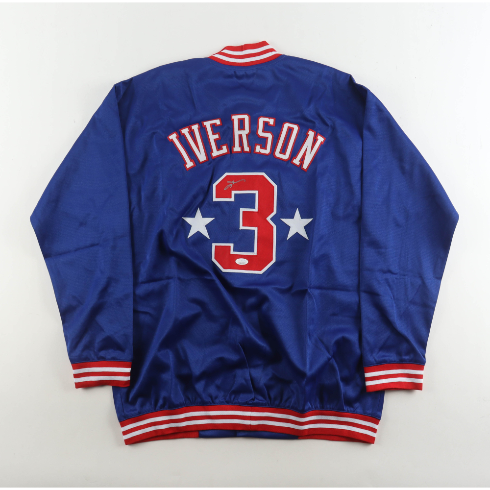 Allen Iverson Signed Warm-Up Jacket (JSA) | Pristine Auction
