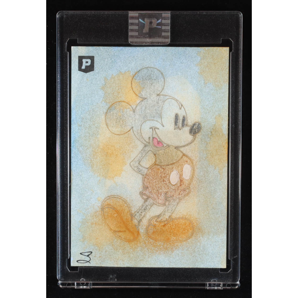 Chalk Talk Mickey | Disney | Original Art Sketch Card by Scott Cook (1/ ...