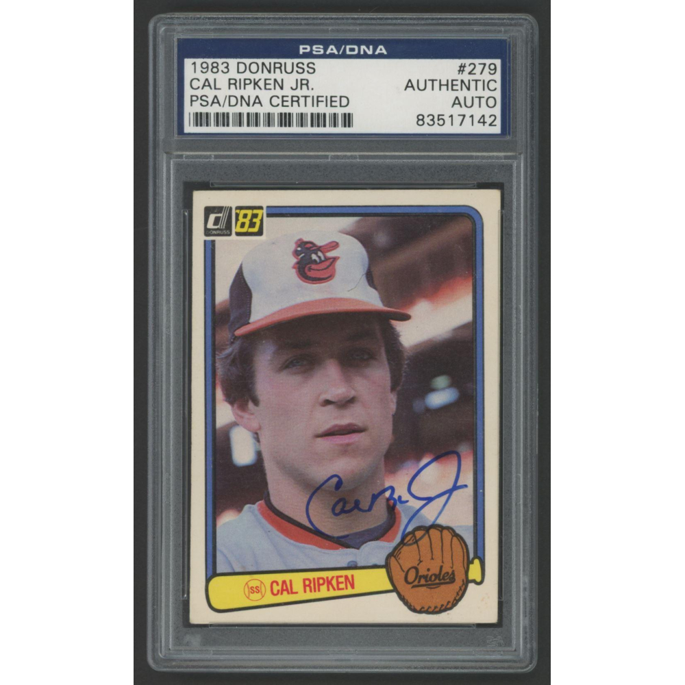 Cal Ripken Jr. Signed 1983 Donruss #279 (PSA) | Pristine Auction
