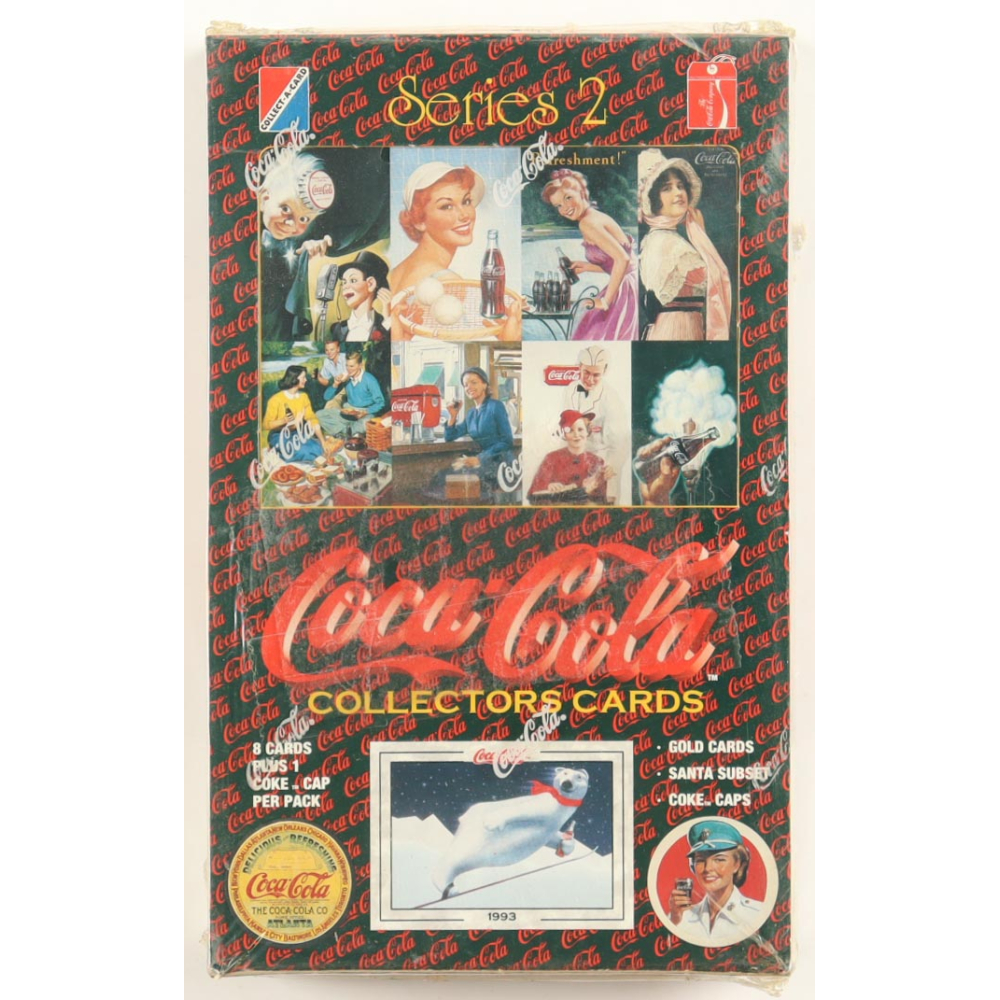 1994 Collect-A-Card Coca-Cola Series 2 Trading Card Box | Pristine Auction