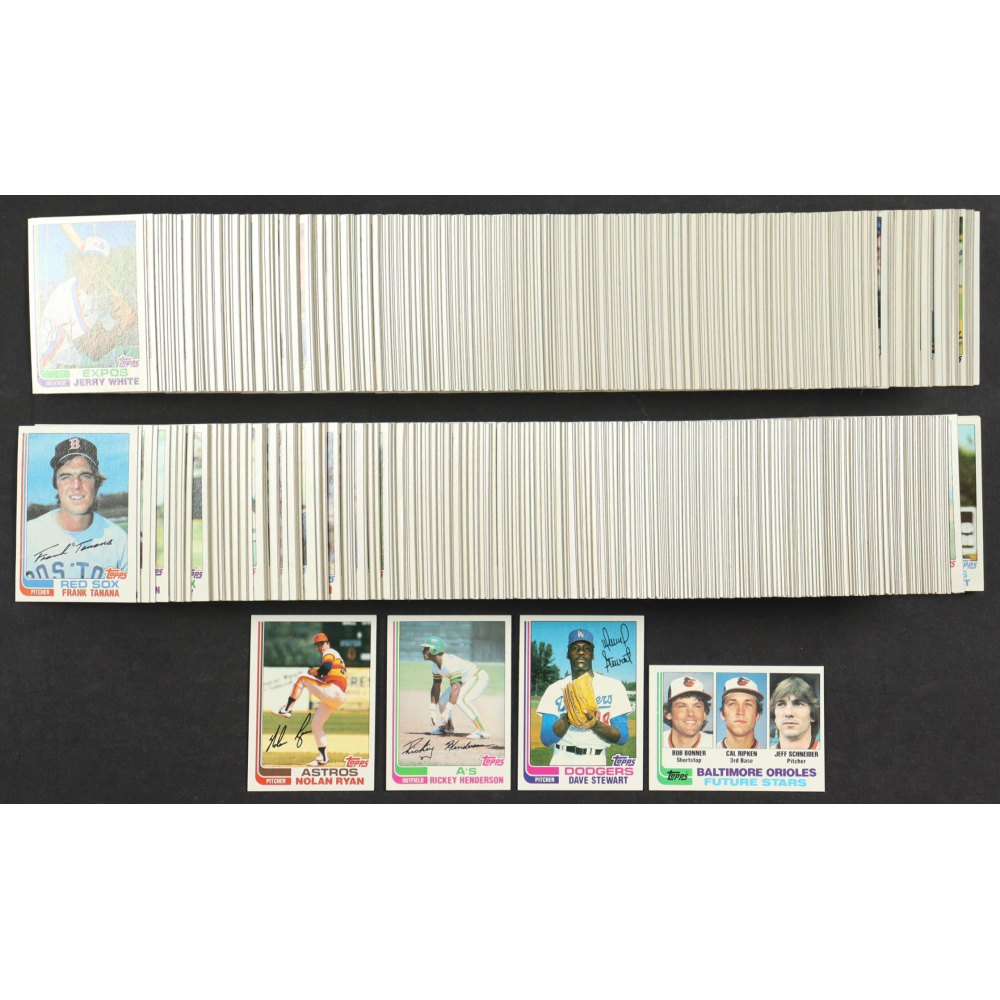 1982 Topps Baseball Complete Set of (792) Cards with Bob Bonner RC ...