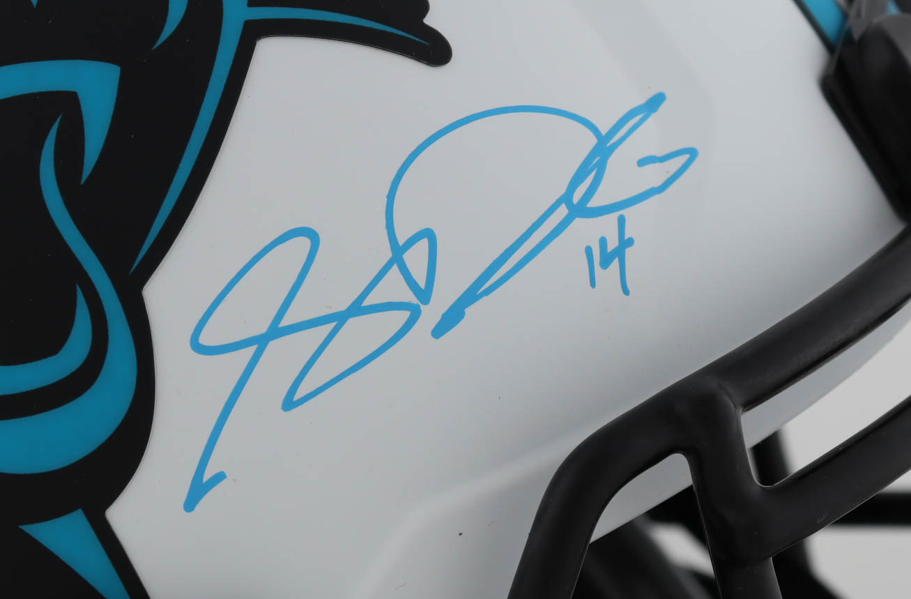 Sam Darnold Signed Panthers Lunar Eclipse Alternate Speed Full-Size ...