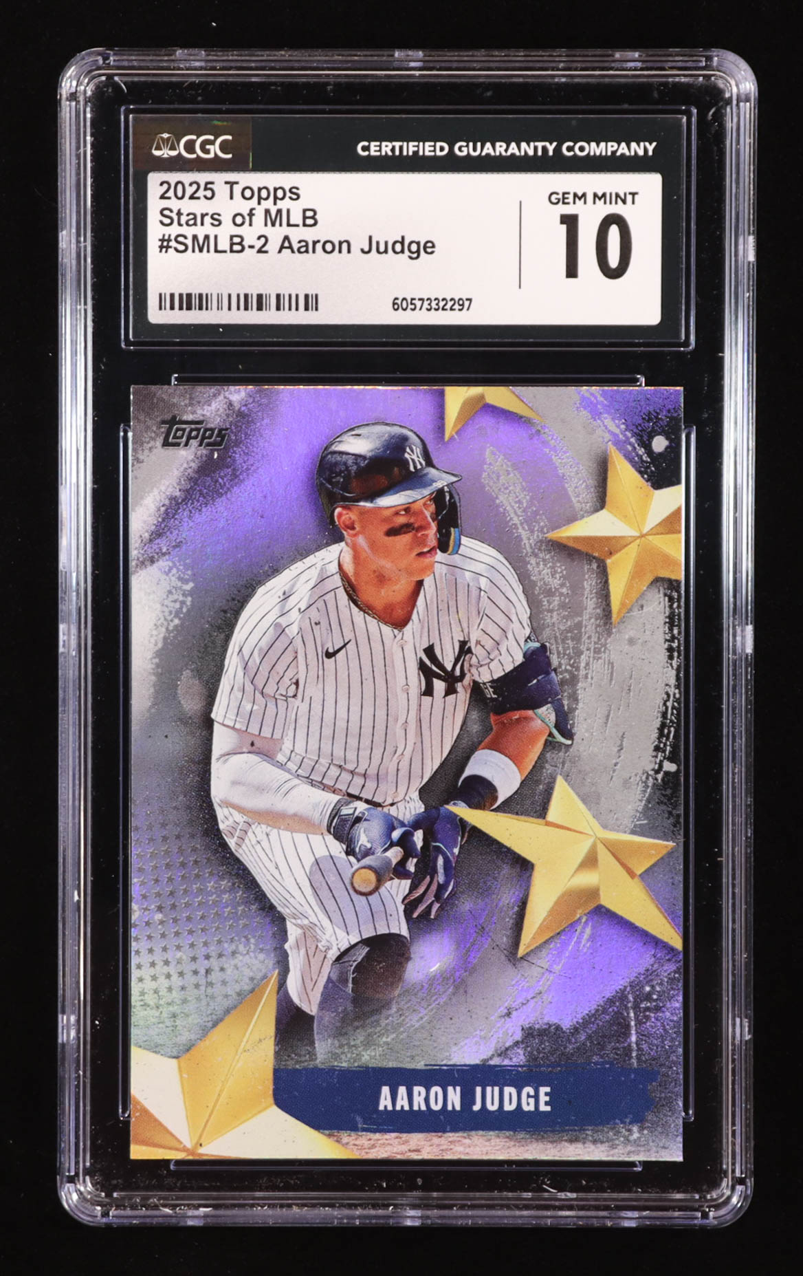 Aaron Judge 2025 Topps Stars of MLB #SMLB2 (CGC 10) | Pristine Auction