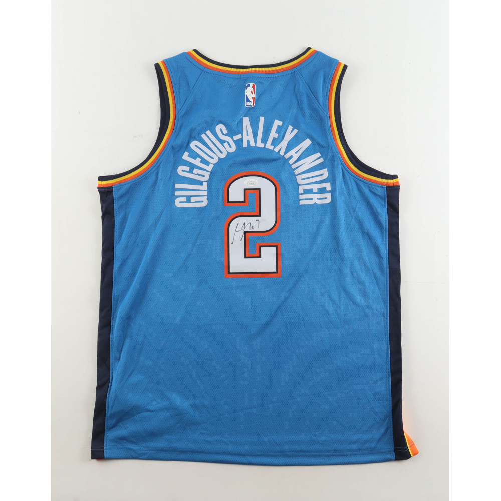 Shai Gilgeous-Alexander Signed Thunder Nike Authentic Jersey (JSA) | Pristine Auction