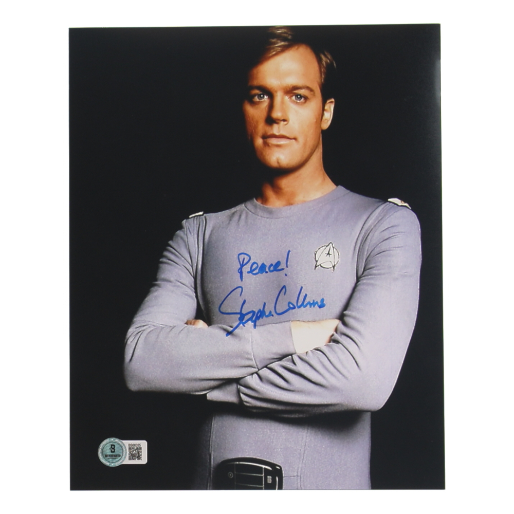 Stephen Collins Signed "Star Trek" 8x10 Photo Inscribed "Peace ...