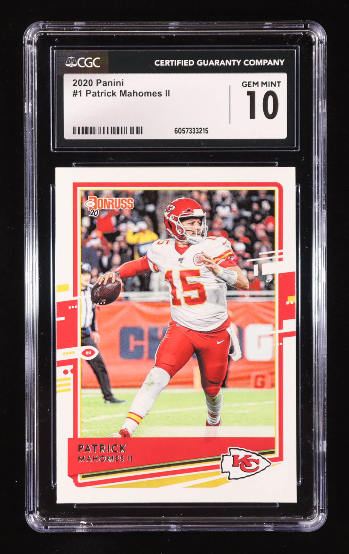 Patrick Mahomes II 2020 Donruss #1 (CGC 10) | Pristine Auction