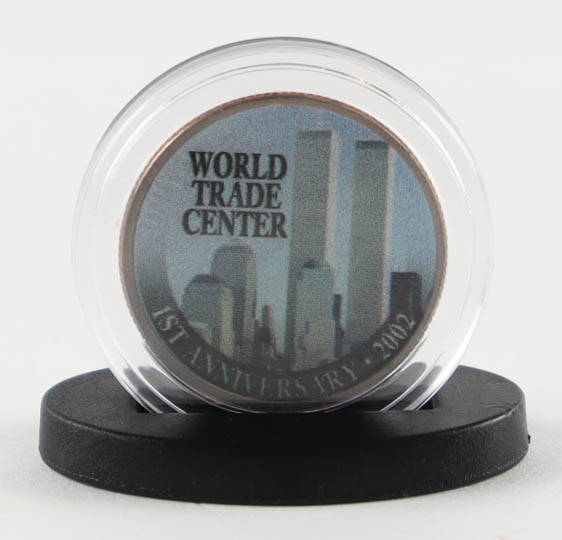 2002 1st Anniversary World Trade Center 9/11 Colorized U.S. Statehood ...