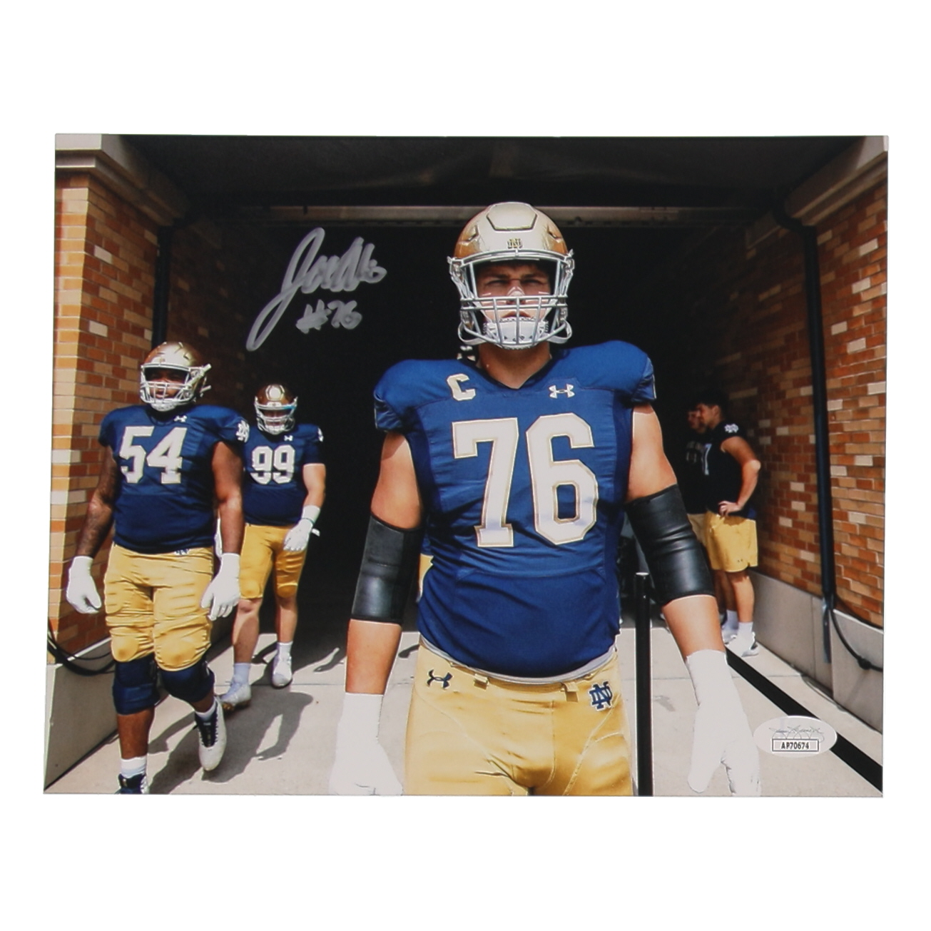 Joe Alt Signed Notre Dame Fighting Irish 8x10 Photo (JSA) | Pristine ...