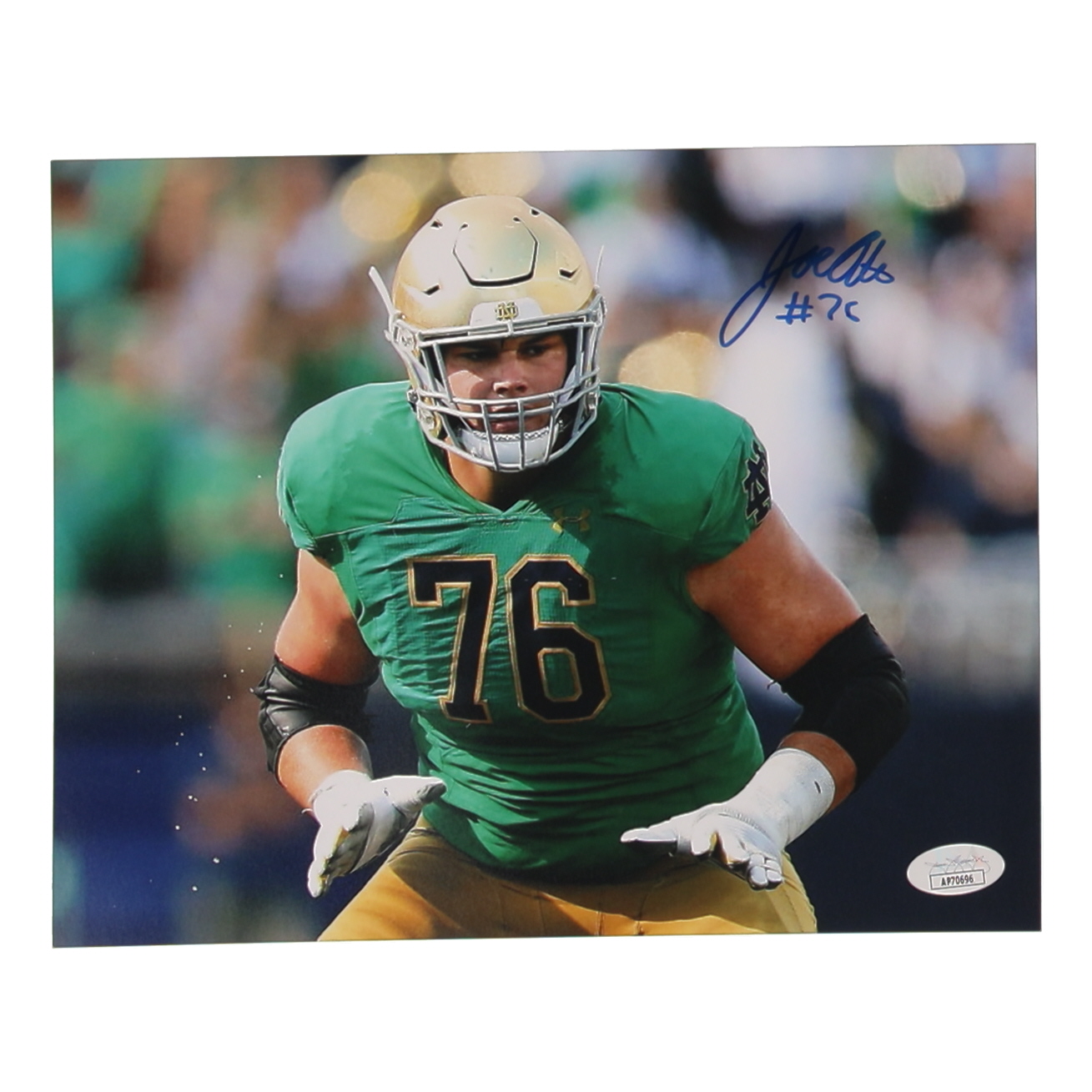 Joe Alt Signed Notre Dame Fighting Irish 8x10 Photo (JSA) | Pristine ...