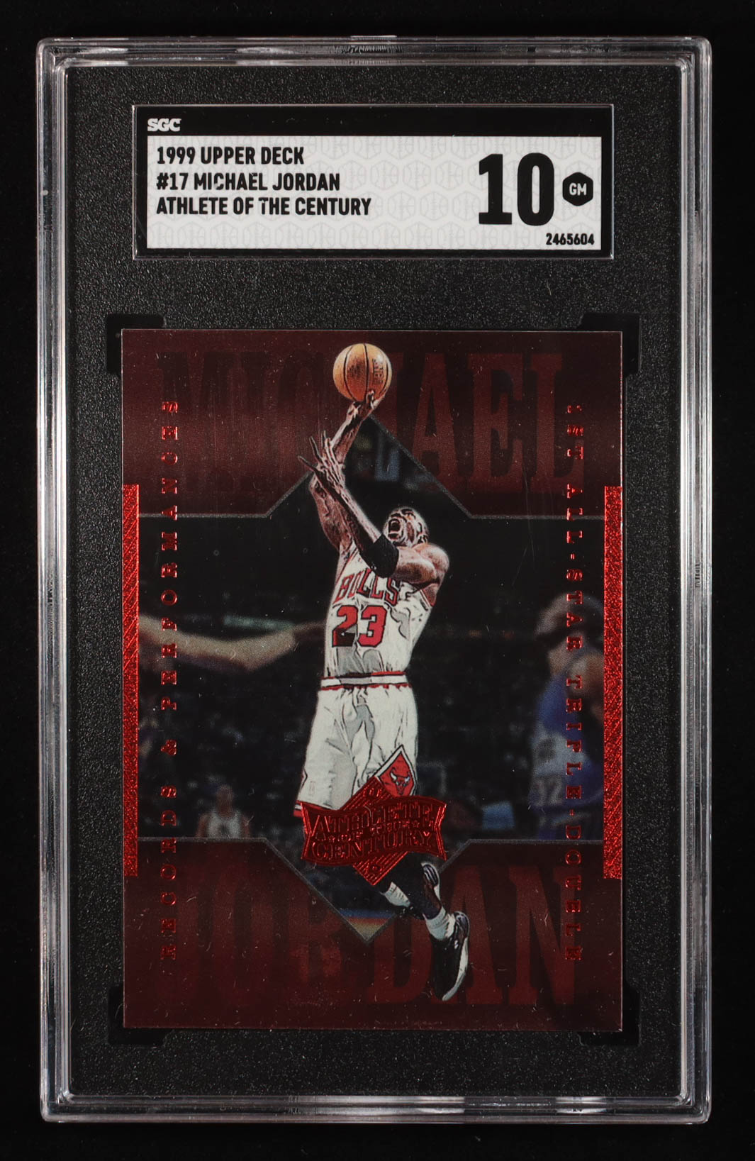 Michael Jordan 1999 Upper Deck Michael Jordan Athlete of the Century ...