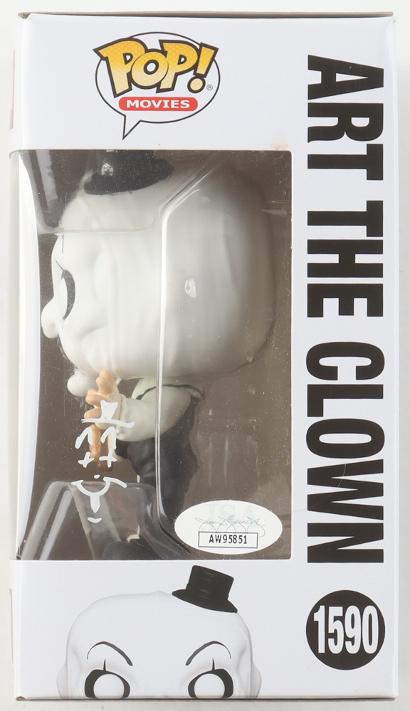 David Howard Thornton Signed "Terrifier" #1590 Art The Clown Funko Pop ...