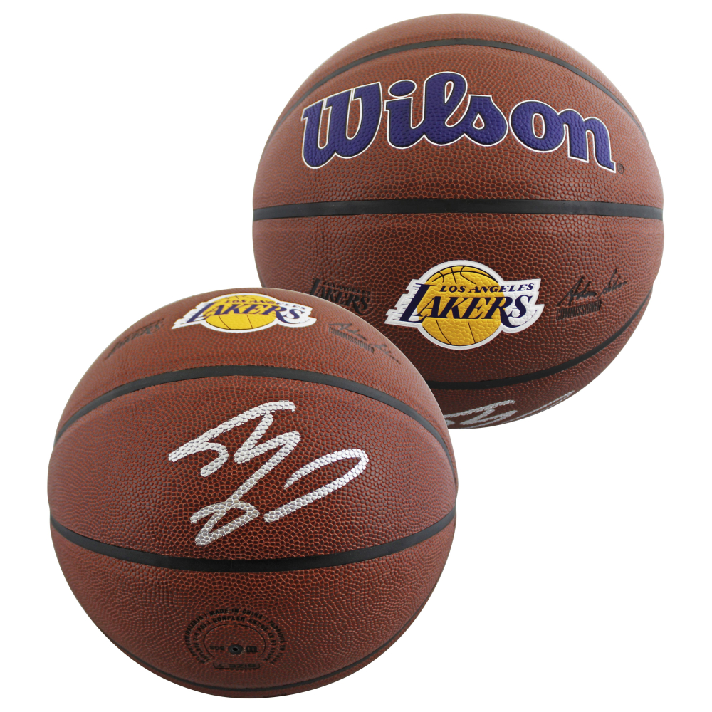 Shaquille O'Neal Signed Lakers Logo NBA Basketball (Beckett) | Pristine ...