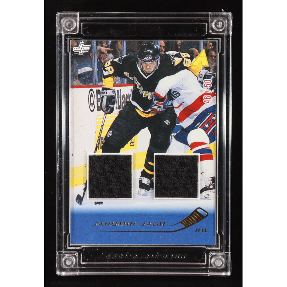 Jaromir Jagr 2025 Sportscards.com Jersey Fusion Game-Used Swatch #JJ99 ...