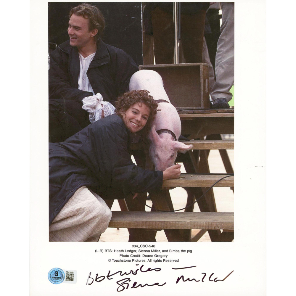 Sienna Miller Signed "Casanova" 8.5x11 Photo "Best Wishes" (Beckett ...