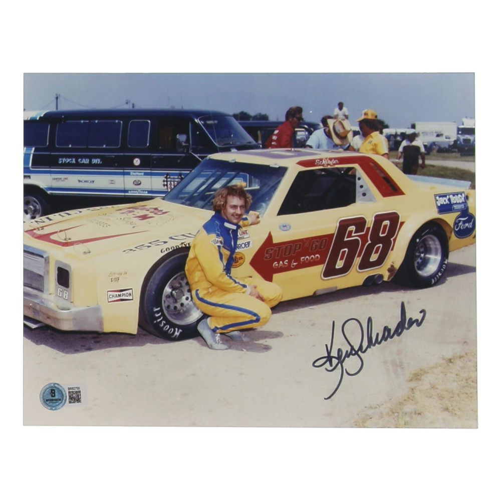 Ken Schrader Signed NASCAR 8x10 Photo (Beckett) | Pristine Auction