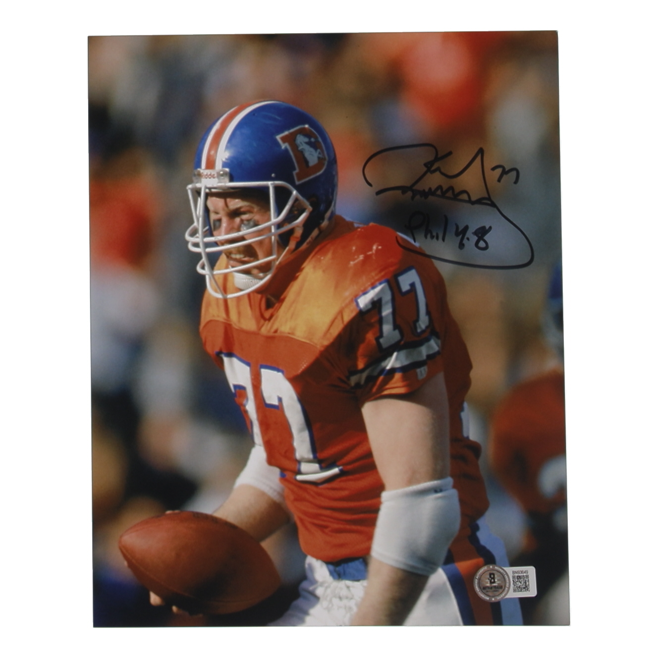 Karl Mecklenburg Signed Broncos 8x10 Photo (Beckett) | Pristine Auction