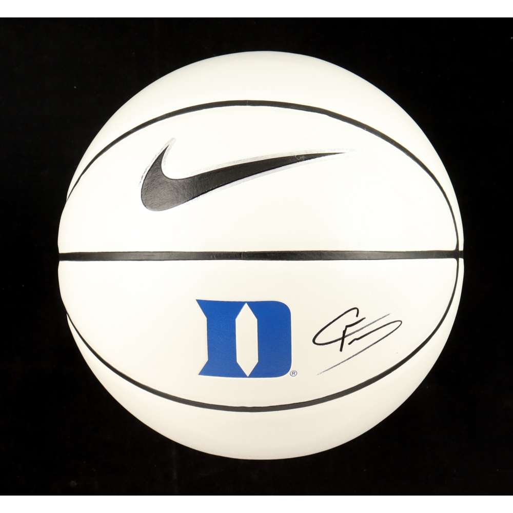Cooper Flagg Signed Duke Blue Devils Logo Basketball (Beckett ...