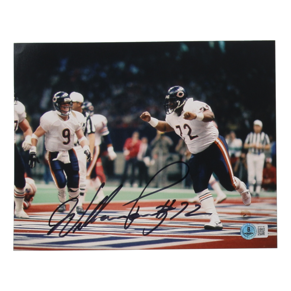 William Perry Signed Bears 8x10 Photo (Beckett) | Pristine Auction
