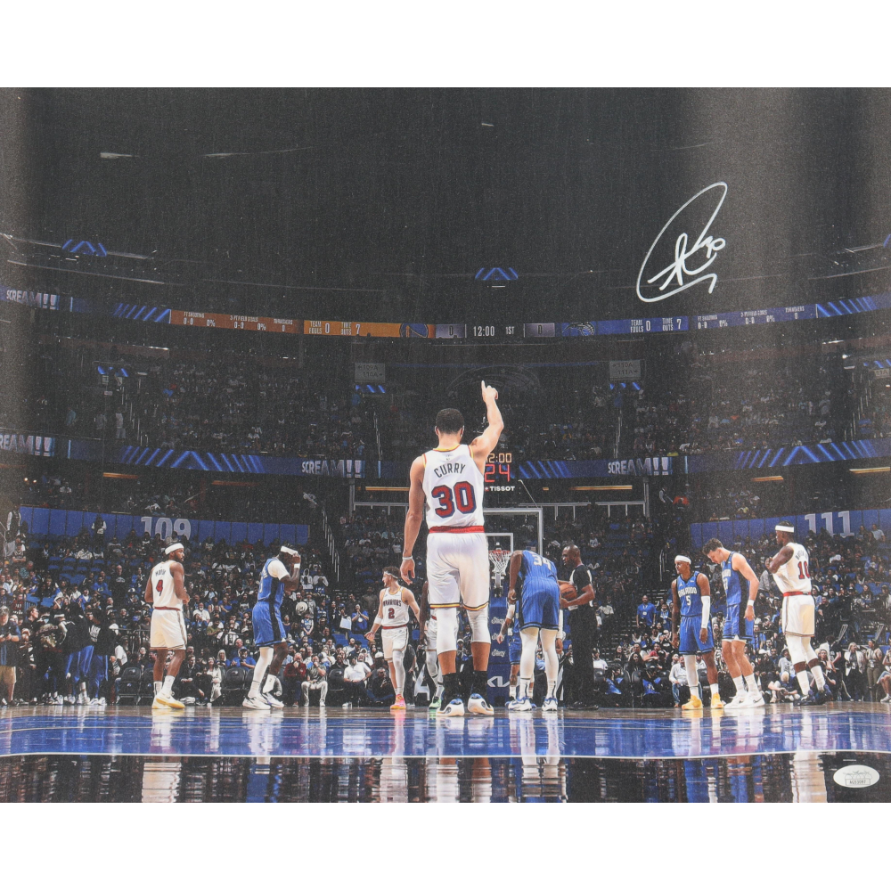 Steph Curry Signed 16x20 Photo (JSA) | Pristine Auction