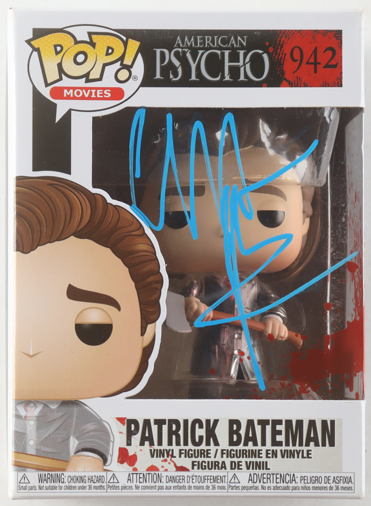 Christian Bale Signed "American Psycho" #942 Patrick Bateman Funko Pop ...