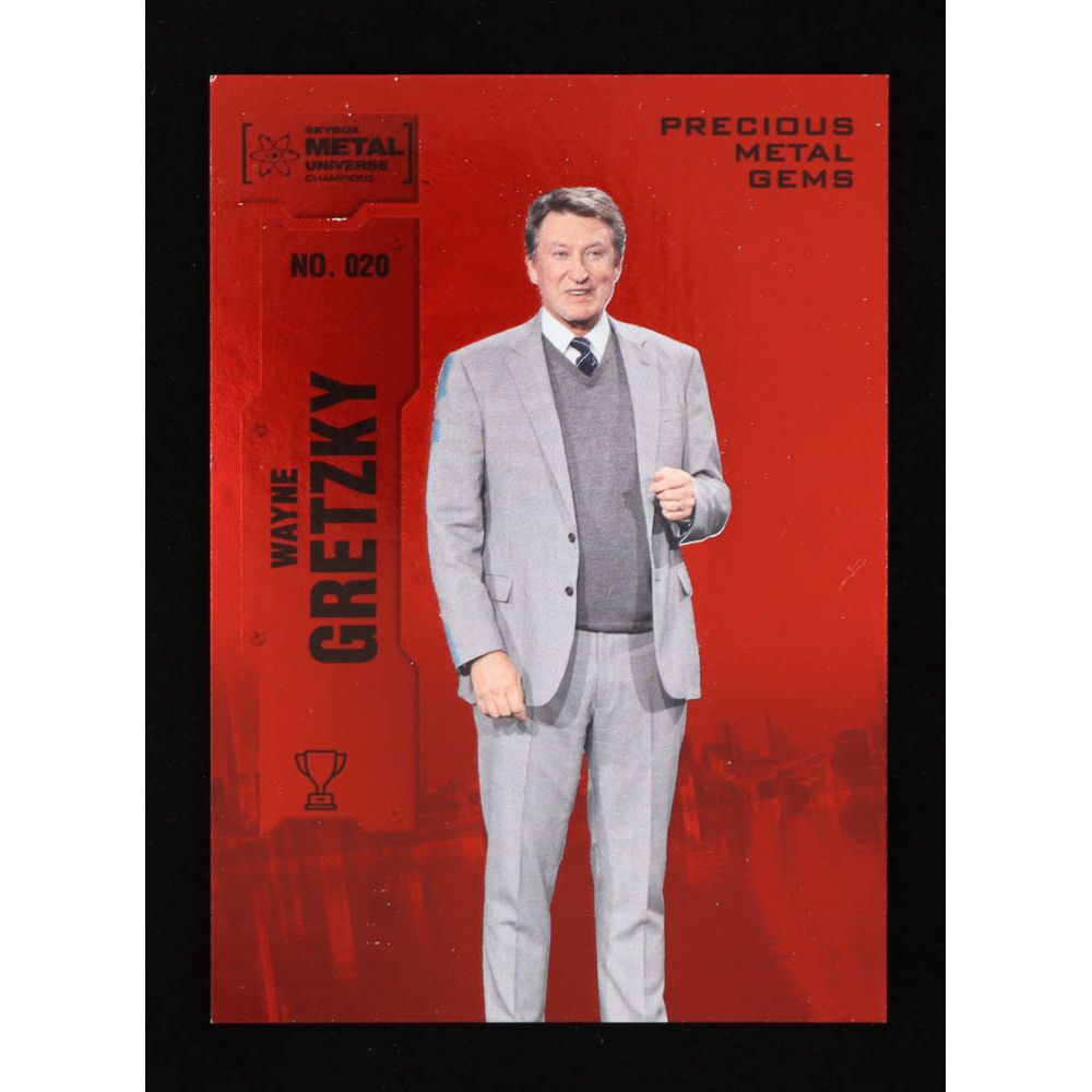 Wayne Gretzky 2022 Skybox Metal Universe Champions Precious Metal Gems ...