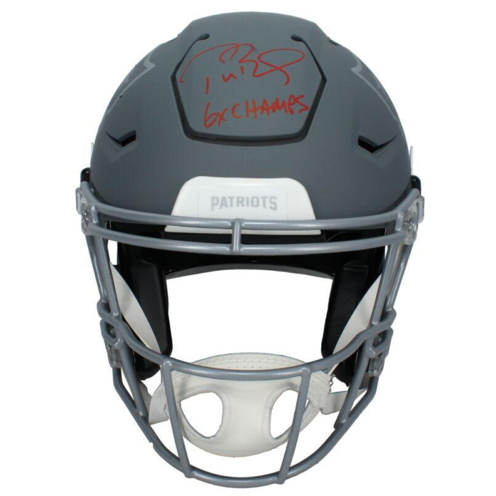Tom Brady Signed LE Patriots Full-Size Authentic On-Field Slate ...
