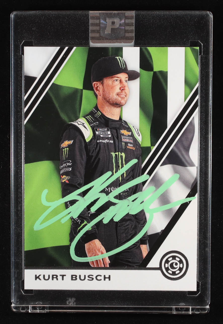 Kurt Busch Signed 2020 Panini Chronicles #1 (PA) | Pristine Auction
