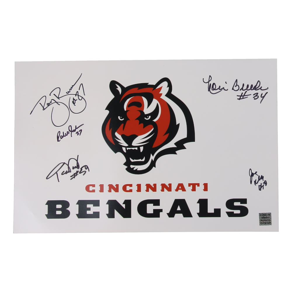 Bengals 11x17 Photo Signed by (5) With Barney Bussey, Robert Jackson ...