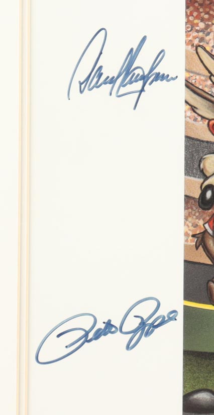 1976 "Big Red Machine" Looney Tunes Custom Framed Photo Signed by (8 ...