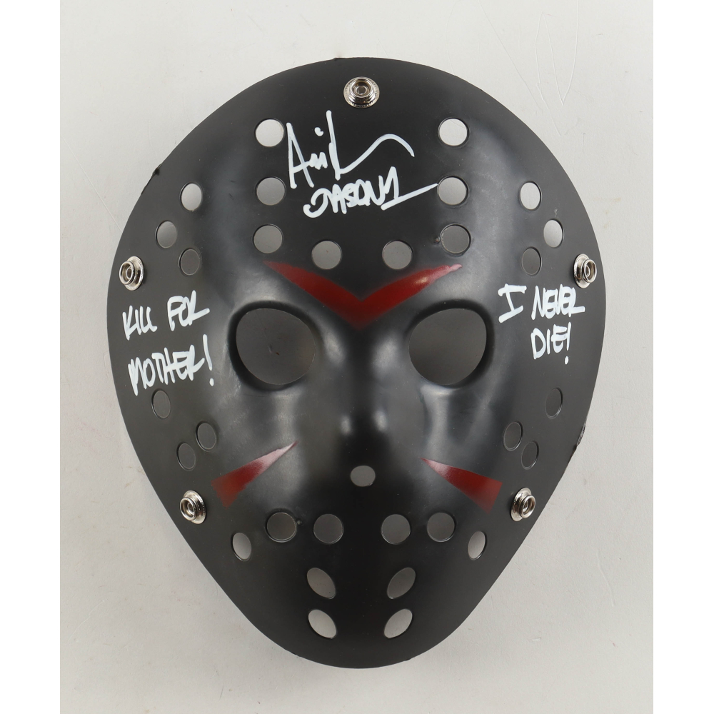 Ari Lehman Signed "Friday the 13th" Jason Voorhees Mask Inscribed "Kill ...