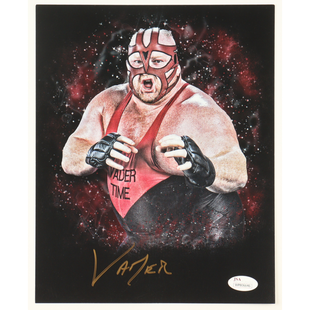 Vader Signed WWE 8x10 Photo (JSA) | Pristine Auction