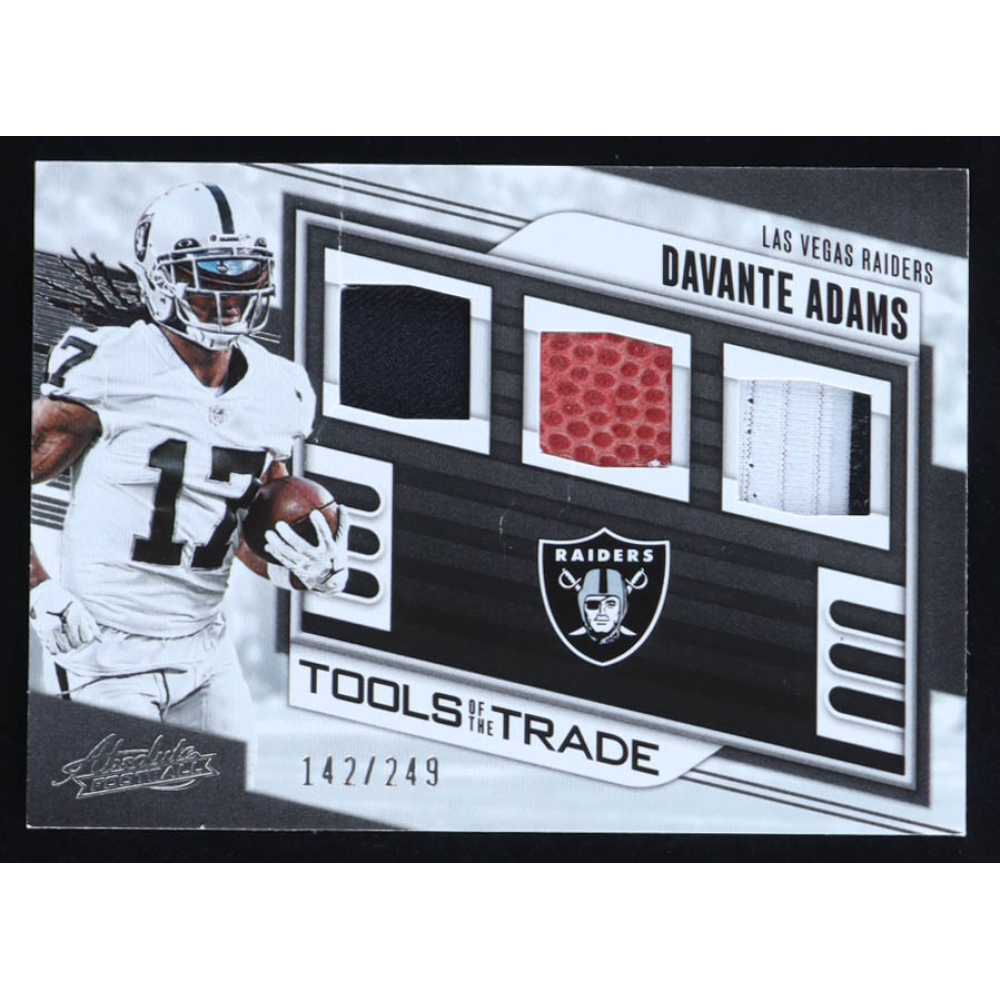 Davante Adams 2023 Absolute Tools of the Trade Triple Materials #10 #142/249 | Pristine Auction