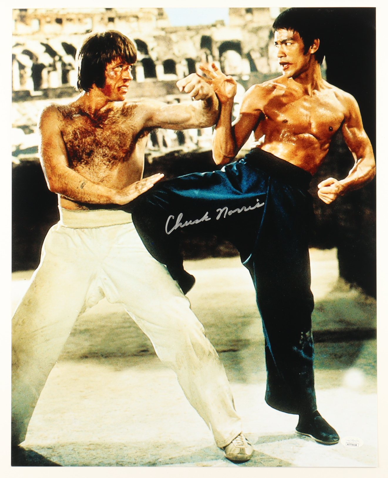 Chuck Norris Signed "The Way of the Dragon" 16x20 Photo (JSA ...