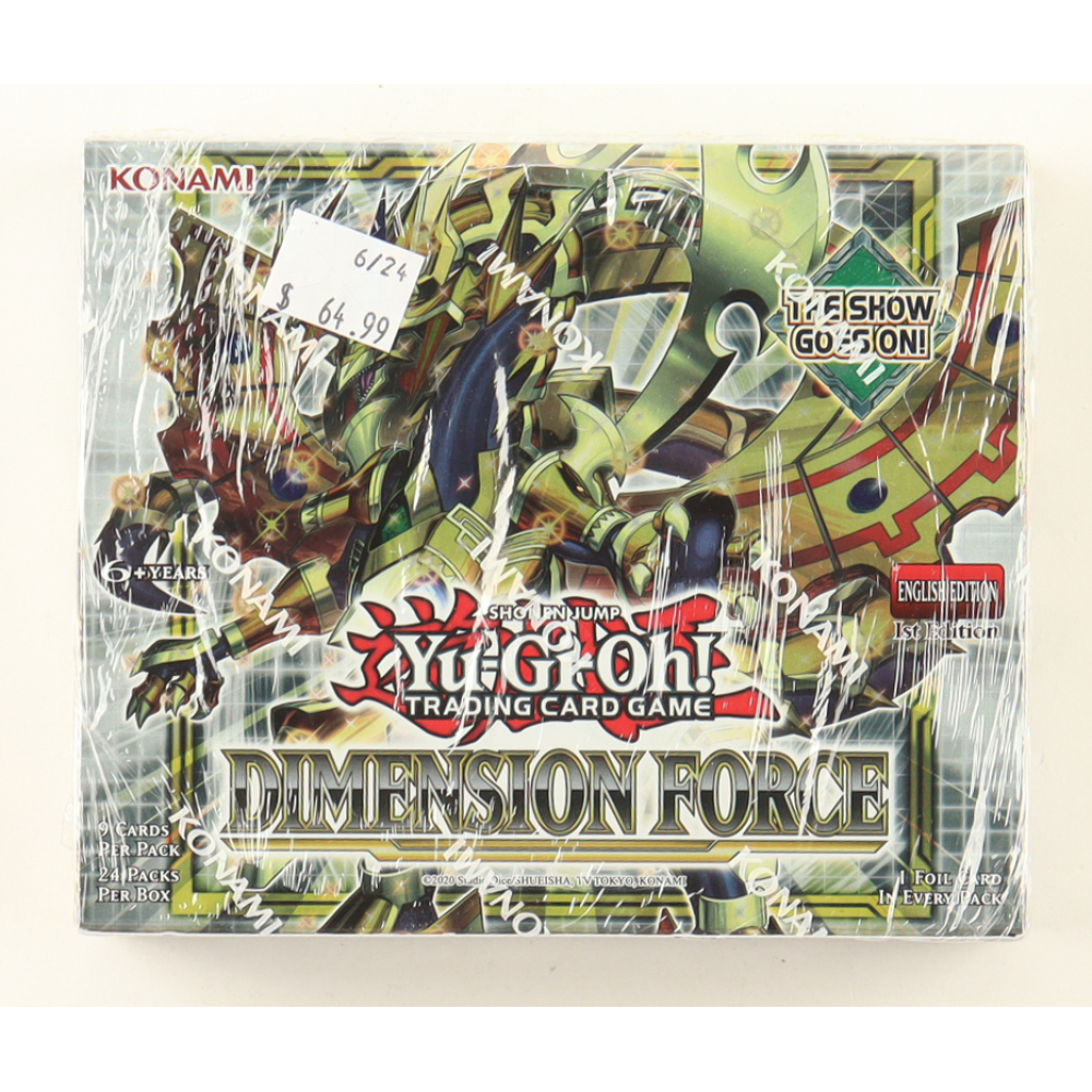 Yu-Gi-Oh! TCG Dimension Force 1st Edition Booster Box with (24) Packs ...