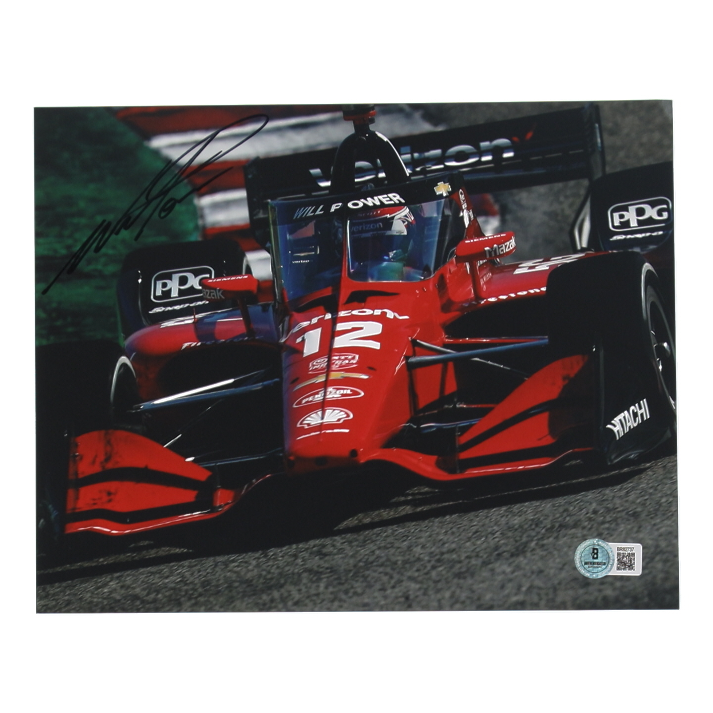 Will Power Signed IndyCar 8x10 Photo (Beckett) | Pristine Auction