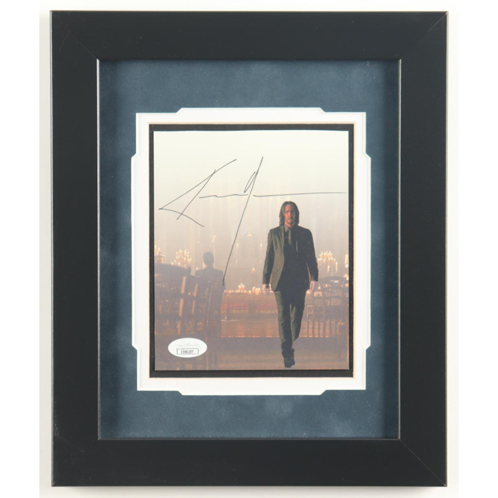Keanu Reeves Signed "John Wick" Custom Framed Photo Display (JSA ...