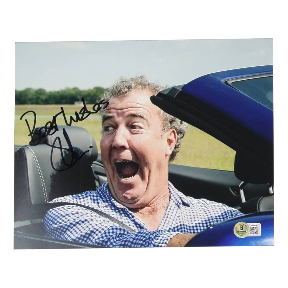 Jeremy Clarkson Signed "Top Gear" 8x10 Photo Inscribed "Best Wishes ...
