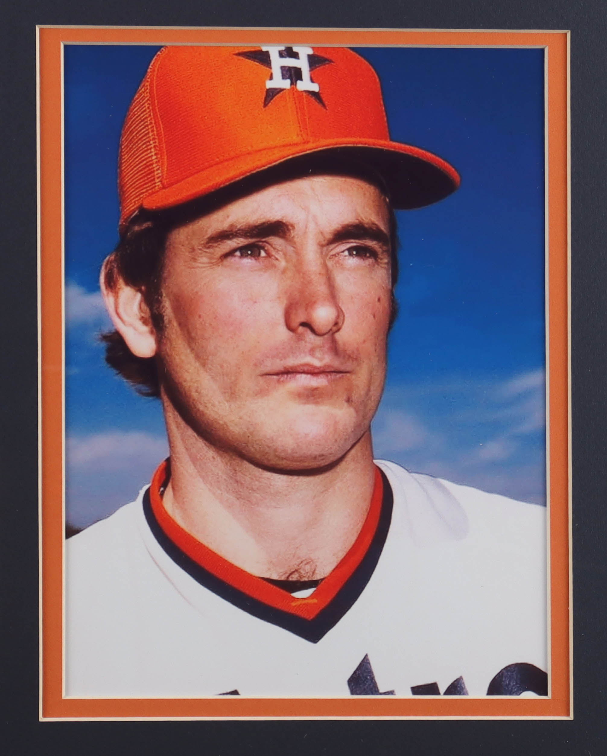 Nolan Ryan Signed Custom Framed Jersey Display with (4) Statistics Pins ...