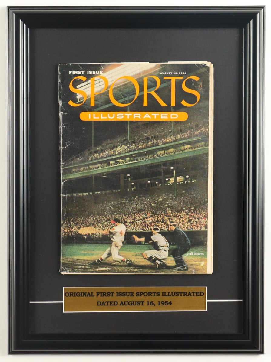 1954 "Sports Illustrated" Custom Framed Original Sports Illustrated ...