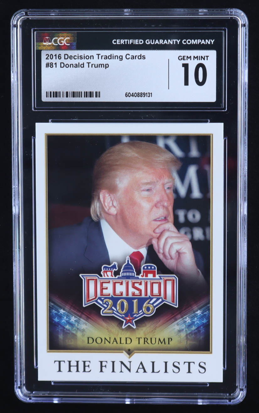 Donald Trump 2016 Decision 2016 #81 (CGC 10) | Pristine Auction