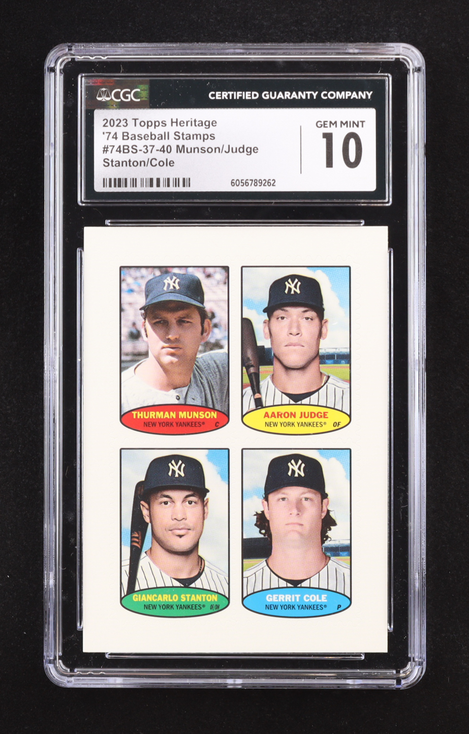 Thurman Munson / Aaron Judge / Giancarlo Stanton / Gerrit Cole 2023 ...