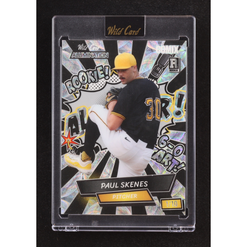 Paul Skenes 2024 Wild Card Alumination Comix ALL-STAR! Silver ...