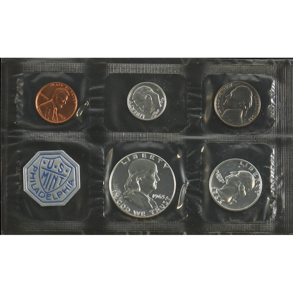 1963 United States Mint Proof Set with (5) Coins | Pristine Auction