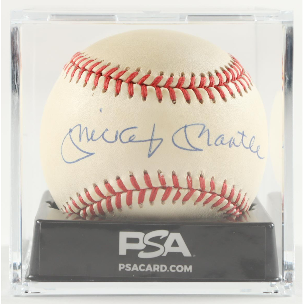 Mickey Mantle Signed OAL Baseball (PSA Auto 7) | Pristine Auction