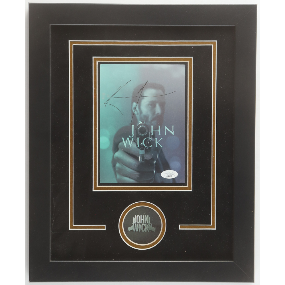 Keanu Reeves Signed "John Wick" Custom Framed Photo Display (JSA ...