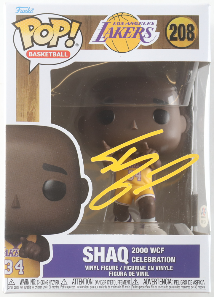 Shaquille O'Neal Signed Lakers #208 2000 WCF Celebration Funko Pop ...