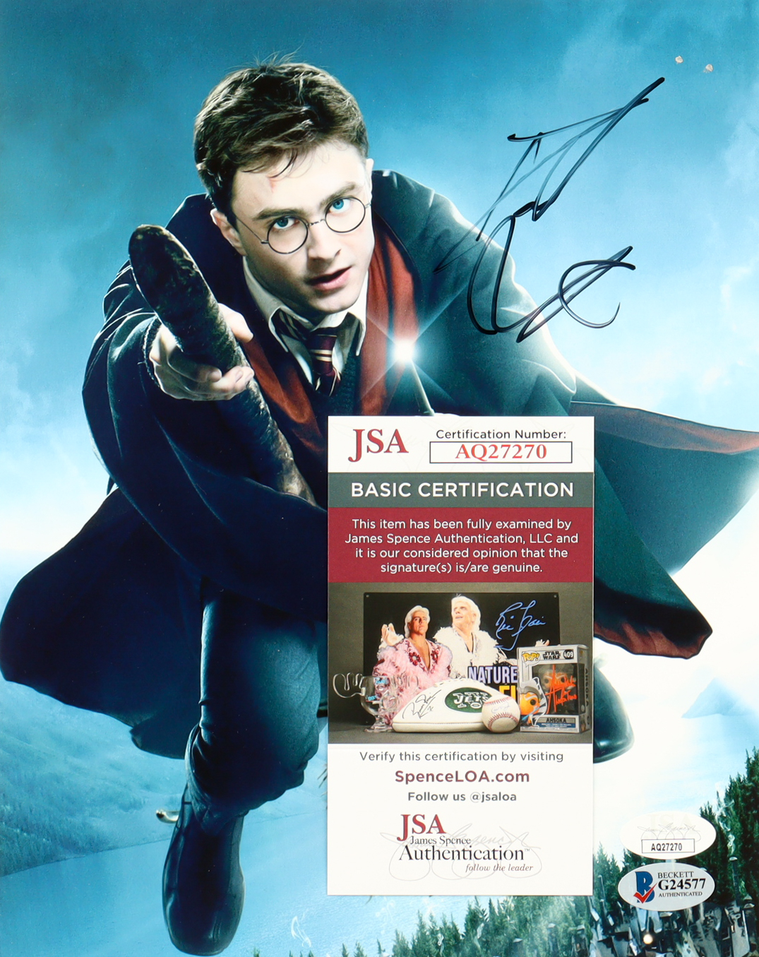 Daniel Radcliffe Signed "Harry Potter" 8x10 Photo (JSA) | Pristine Auction